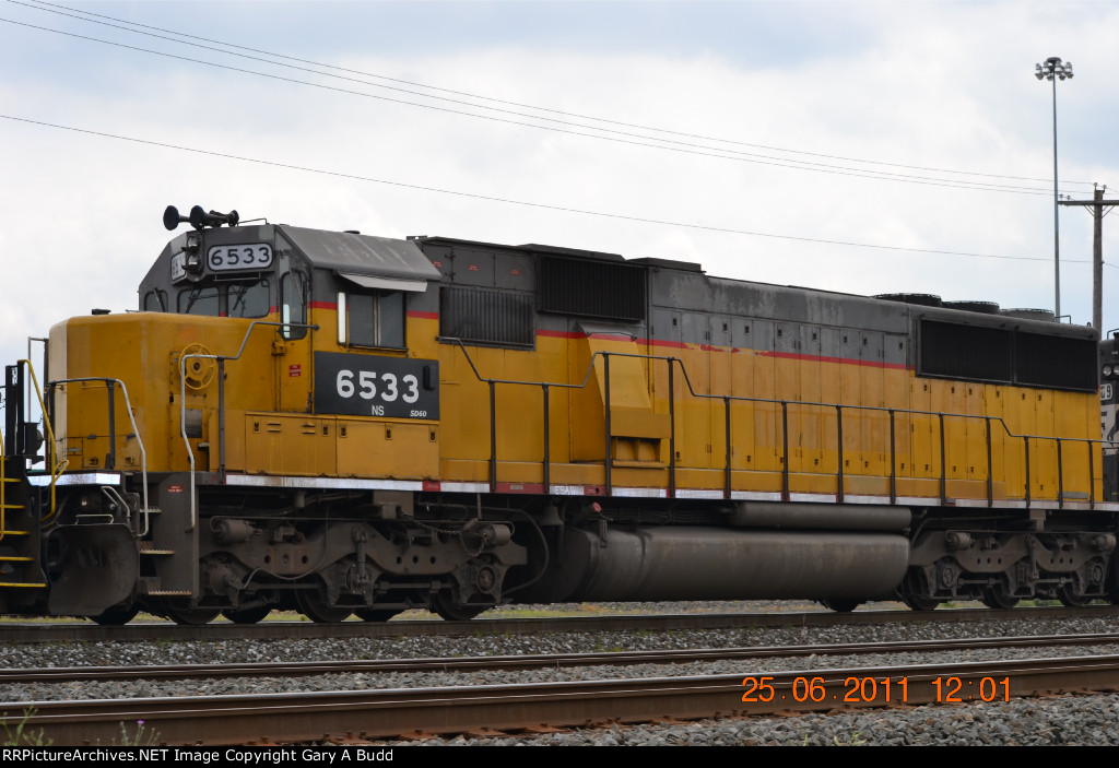 NORFOLK SOUTHERN SD60 6533 EX U.P COLORS